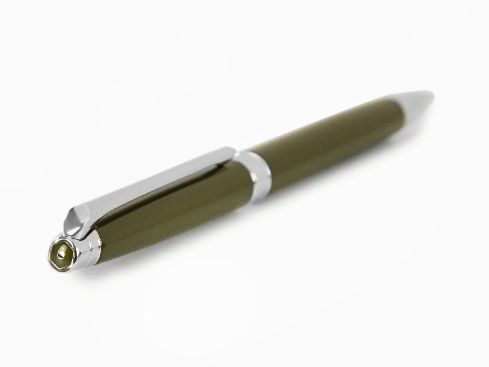 Caran d'Ache Léman Slim Terre d’Ombre Ballpoint pen, Lacquer, Green, 4 ...