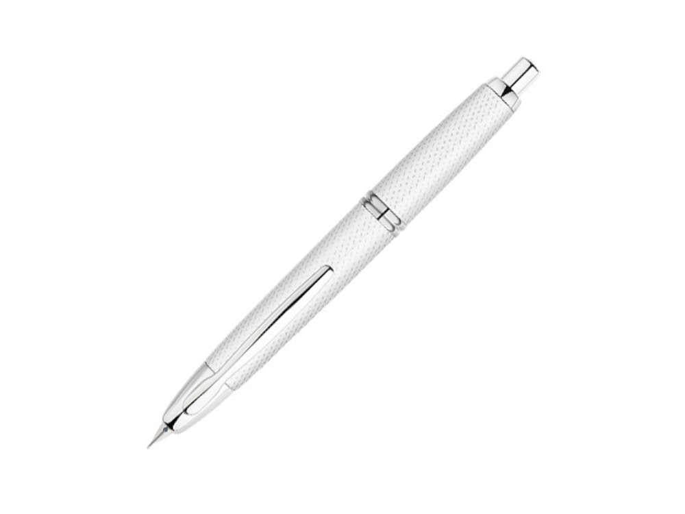 Pilot Capless Carbonesque Fountain Pen, White, FK-1500-GRAF-WHITE ...